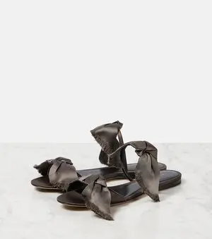 THE ROW Vika Satin Sandals