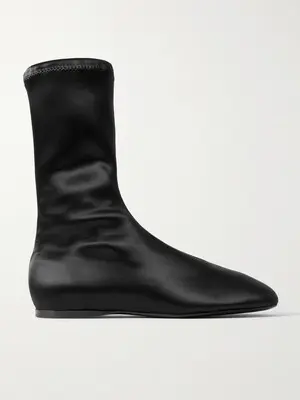 Proenza Schouler Satin Sock Ankle Boots