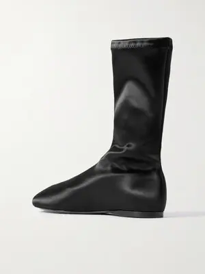 Proenza Schouler Satin Sock Ankle Boots