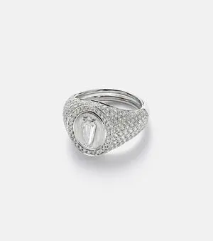 KAMYEN 18kt White Gold Diamond Ring - Silver
