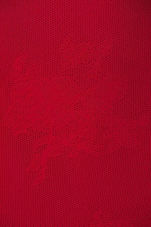 FLEUR DU MAL Lace Pointelle Knit Racer Dress