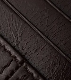 Prada Leather Triangle Card Holder - Brown