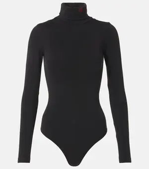 Perfect Moment Base Turtleneck Bodysuit - Black