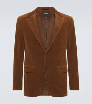 Zegna Cotton And Cashmere Corduroy Blazer