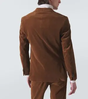 Zegna Cotton And Cashmere Corduroy Blazer