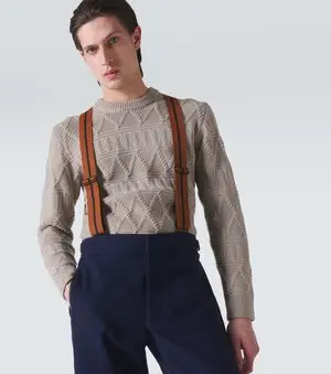 Zegna Cashmere Ski Salopettes