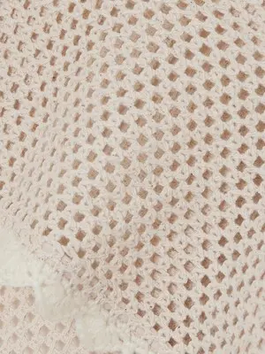 Sea Sally Crocheted Cotton Shorts