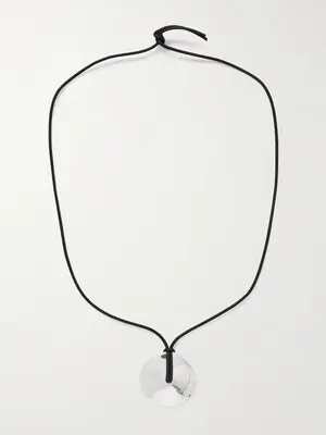Agmes Cora Recycled Pendant Necklace - Silver