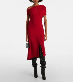 Diane Von Furstenberg Agustin Lame Midi Dress