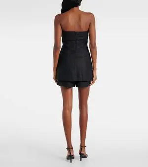 Faithfull The Brand Strapless Linen Top