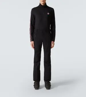 Fusalp Mario Iii B Half-zip Ski Top In Noir - Black