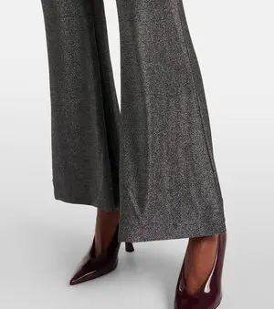 Diane Von Furstenberg Cosima Two Lame Wrap Jumpsuit