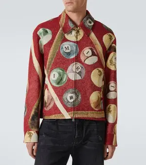 Amiri Billiards Tapestry Blouson Jacket