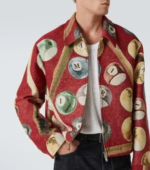 Amiri Billiards Tapestry Blouson Jacket
