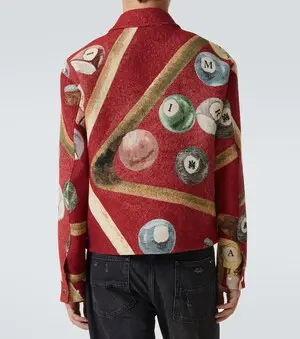 Amiri Billiards Tapestry Blouson Jacket