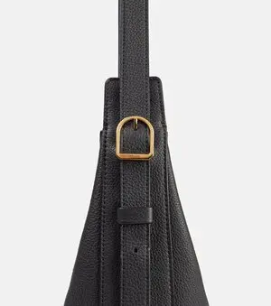 Khaite Augustina Small Leather Crossbody Bag - Black