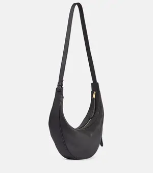 Khaite Augustina Small Leather Crossbody Bag - Black