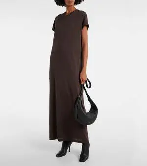 Khaite Augustina Small Leather Crossbody Bag - Black