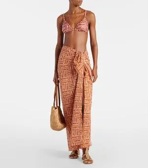 Faithfull The Brand Printed Bikini Top