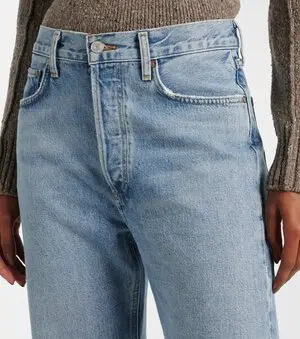 AGOLDE 90's Pinch Waist High-rise Straight Jeans - Blue