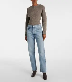 AGOLDE 90's Pinch Waist High-rise Straight Jeans - Blue
