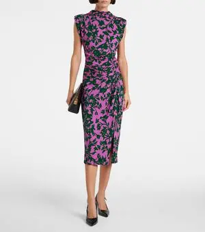 Diane Von Furstenberg Aviel Printed Midi Dress
