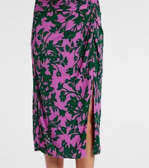 Diane Von Furstenberg Aviel Printed Midi Dress