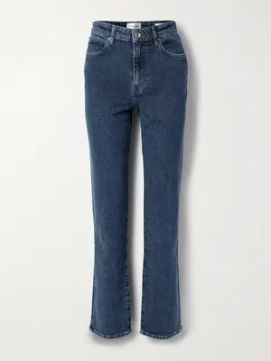 FRAME The Ruler High-rise Slim-leg Jeans