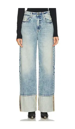 ICON DENIM LOS ANGELES Kiki Wide Leg Jeans - Denim-light