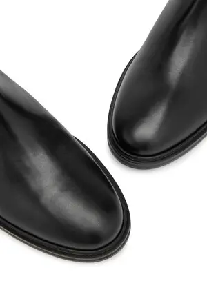 AeydĒ Jack Leather Chelsea Boots - Black