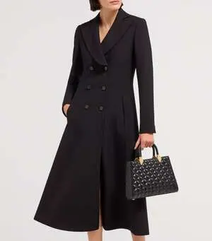 BVLGARI Leather Serpentine Duo Top-handle Bag