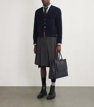 Thom Browne Leather Lace-up Combat Boots