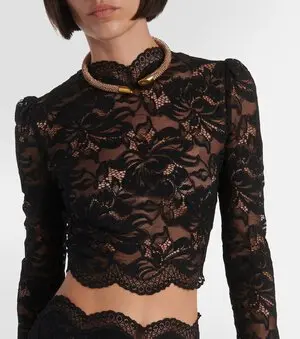 Rabanne Floral Lace Top