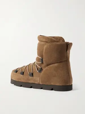 Brunello Cucinelli Padded Suede Boots