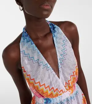 Missoni Zigzag Halterneck Romper