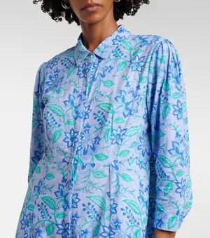 JULIET DUNN Floral Cotton Maxi Dress