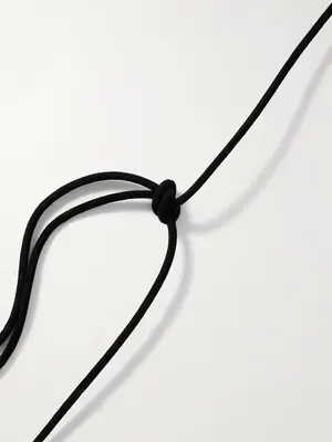 Agmes Large Wishbone Pendant Necklace - Silver