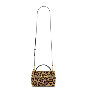 Saint Laurent Mini Gaby Top-handle Bag - Brown