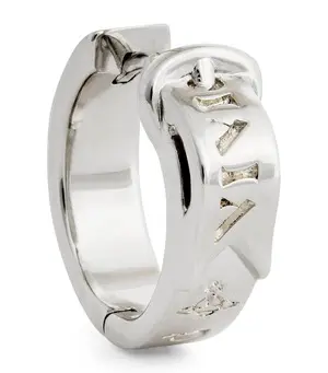 VIVIENNE WESTWOOD Bobby Single Hoop Earring - Silver