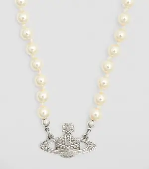 VIVIENNE WESTWOOD Pearl Bas Relief Necklace