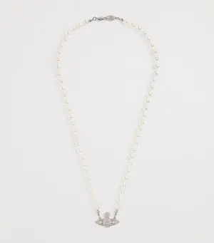 VIVIENNE WESTWOOD Pearl Bas Relief Necklace