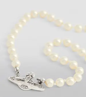 VIVIENNE WESTWOOD Pearl Bas Relief Necklace