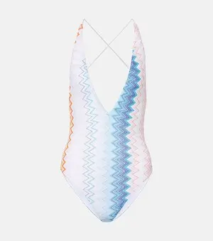 Missoni Zigzag One-piece Swimsuit - Multicoloured