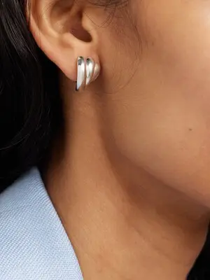 LIÉ STUDIO The Magda Earrings - Silver
