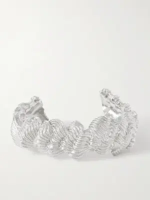 Completedworks Plated Sculptural Cuff - Silver