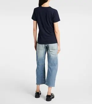 NILI LOTAN Cotton Jersey T-shirt
