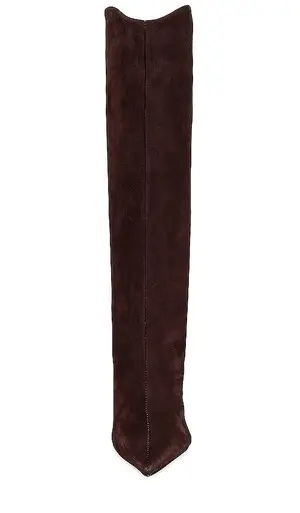 Schutz Maryana Sculpt Boot - Chocolate