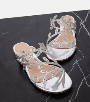 GIANVITO ROSSI Flavia Embellished Sandals