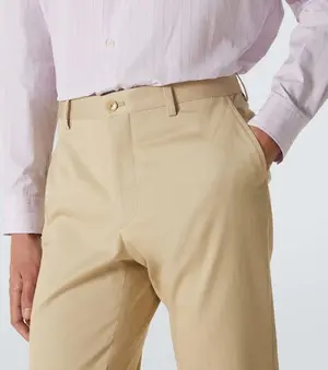 Etro Cotton Twill Chinos - Beige