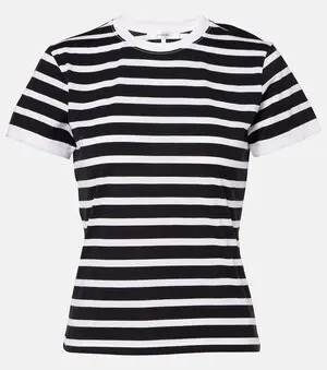 FRAME Striped Cotton Jersey T-shirt - Multicoloured